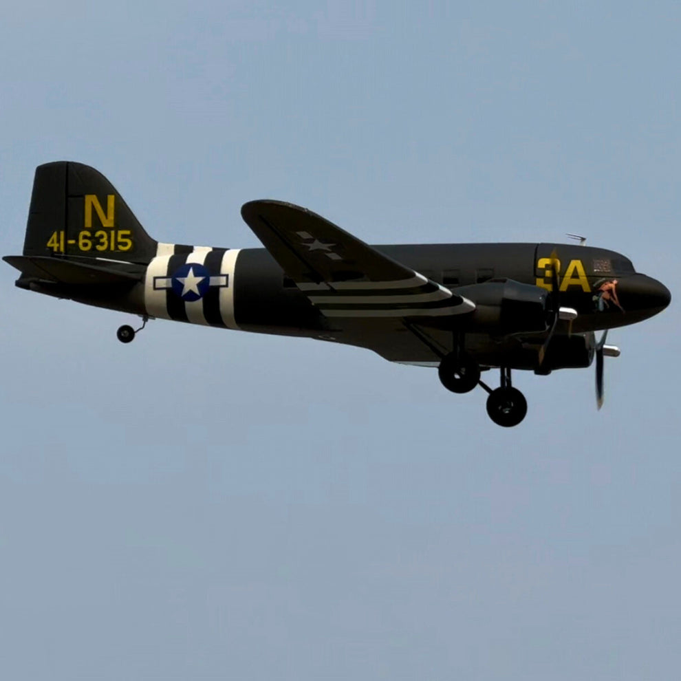 Dynam C-47 Skytrain V2 Green RC Warbird 1.5m Wingspan for Sale
