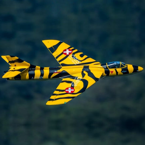 Dynam Hawker Hunter 4S 70mm 12-Blade EDF RC Jet w/ Flaps