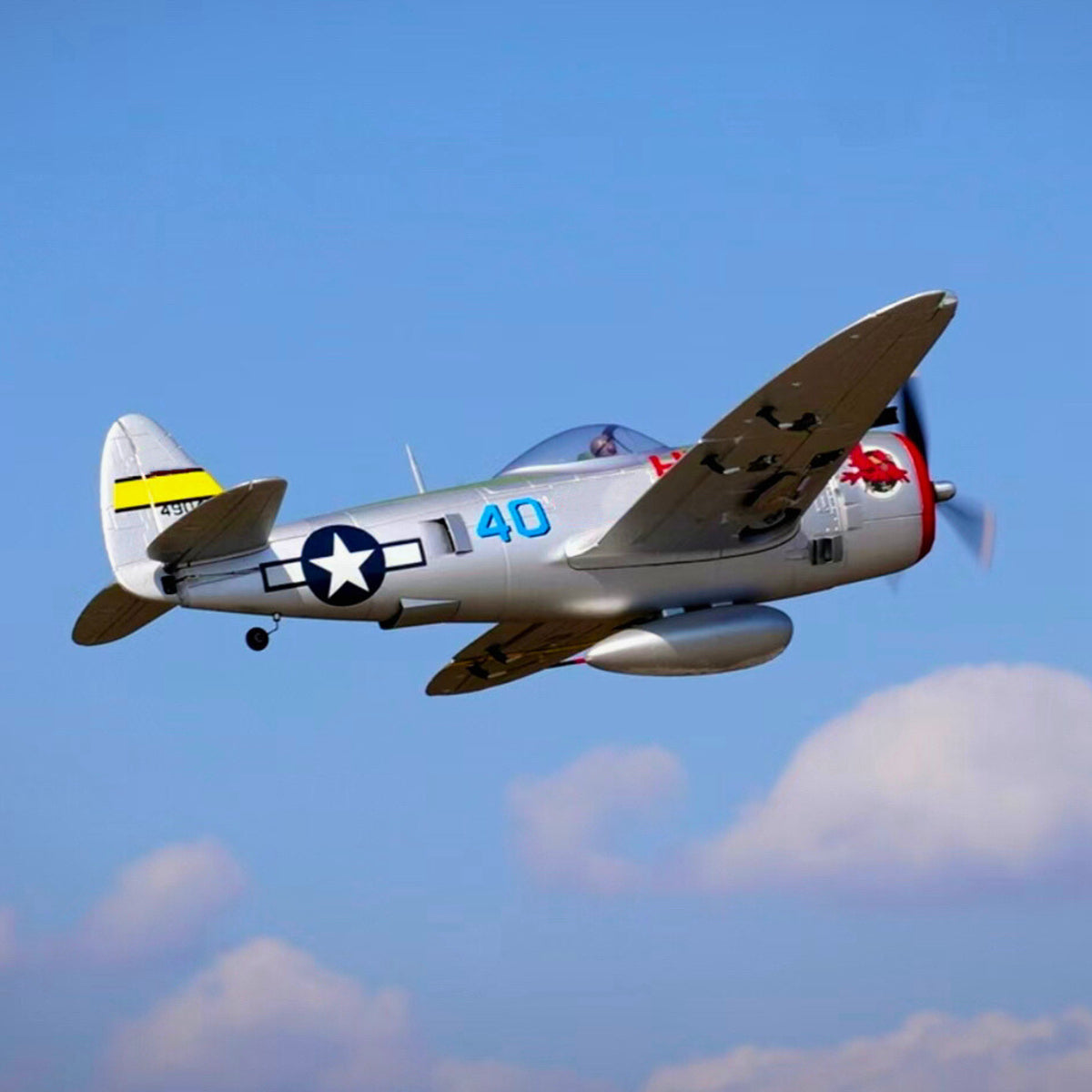 Dynam P-47D Thunderbolt V2 Hun Hunter XVI 4S RC Warbird 1220mm