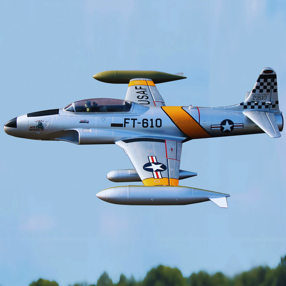 Dynam T-33 Shooting Star F-80 70mm 6S RC EDF Jet Trainer